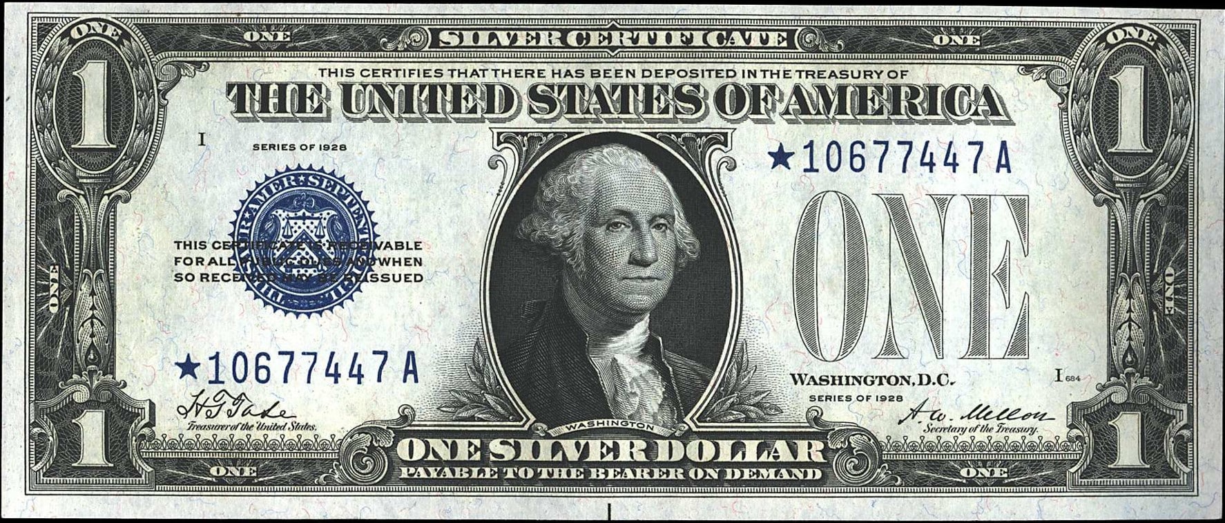$1 Silver Certificates Values (Star, Fancy SN#, Error & More) - Serial ...
